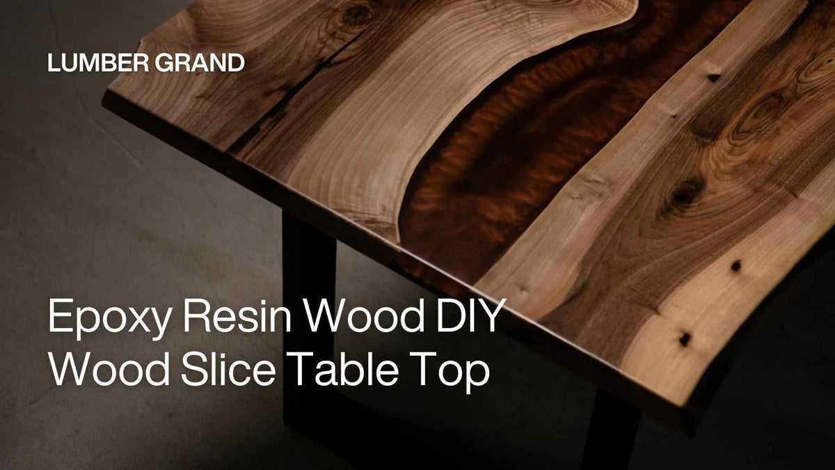 Epoxy Resin Wood DIY Wood Slice Table Top: 4 Easy Steps Guide – Lumber ...
