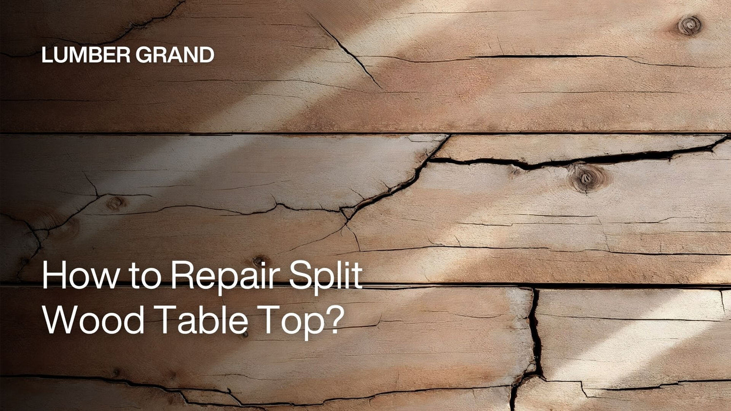 How to Repair Split Wood Table Top with 7 Simple Steps - Complete DIY ...
