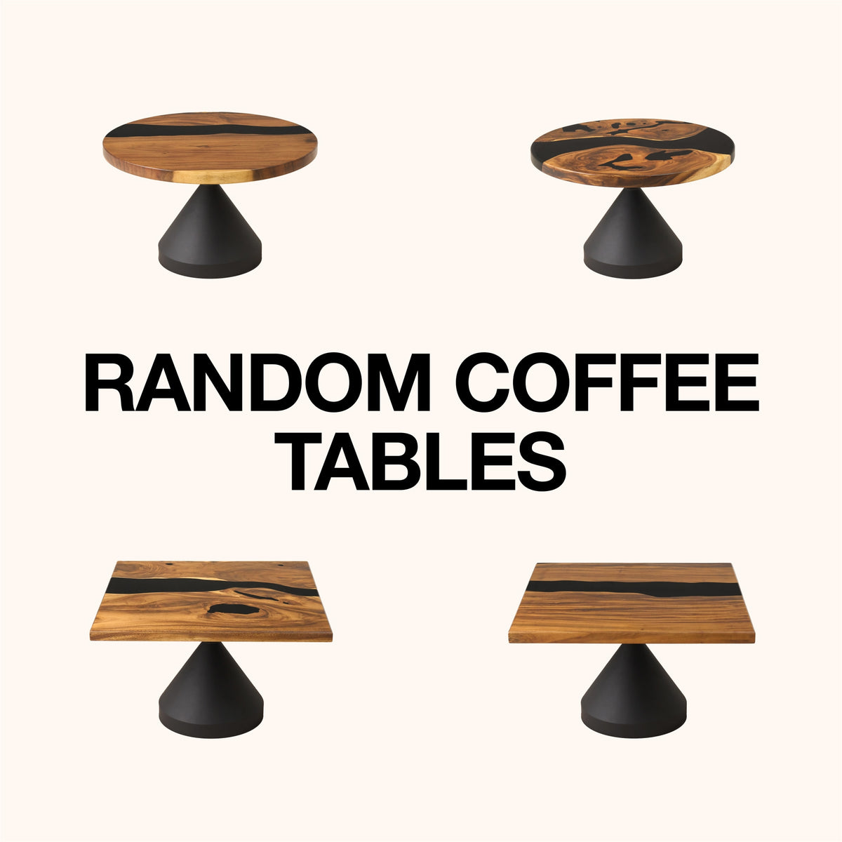 RANDOM COFFEE TABLES - Unbox Your Wood Adventure - Lumber Grand