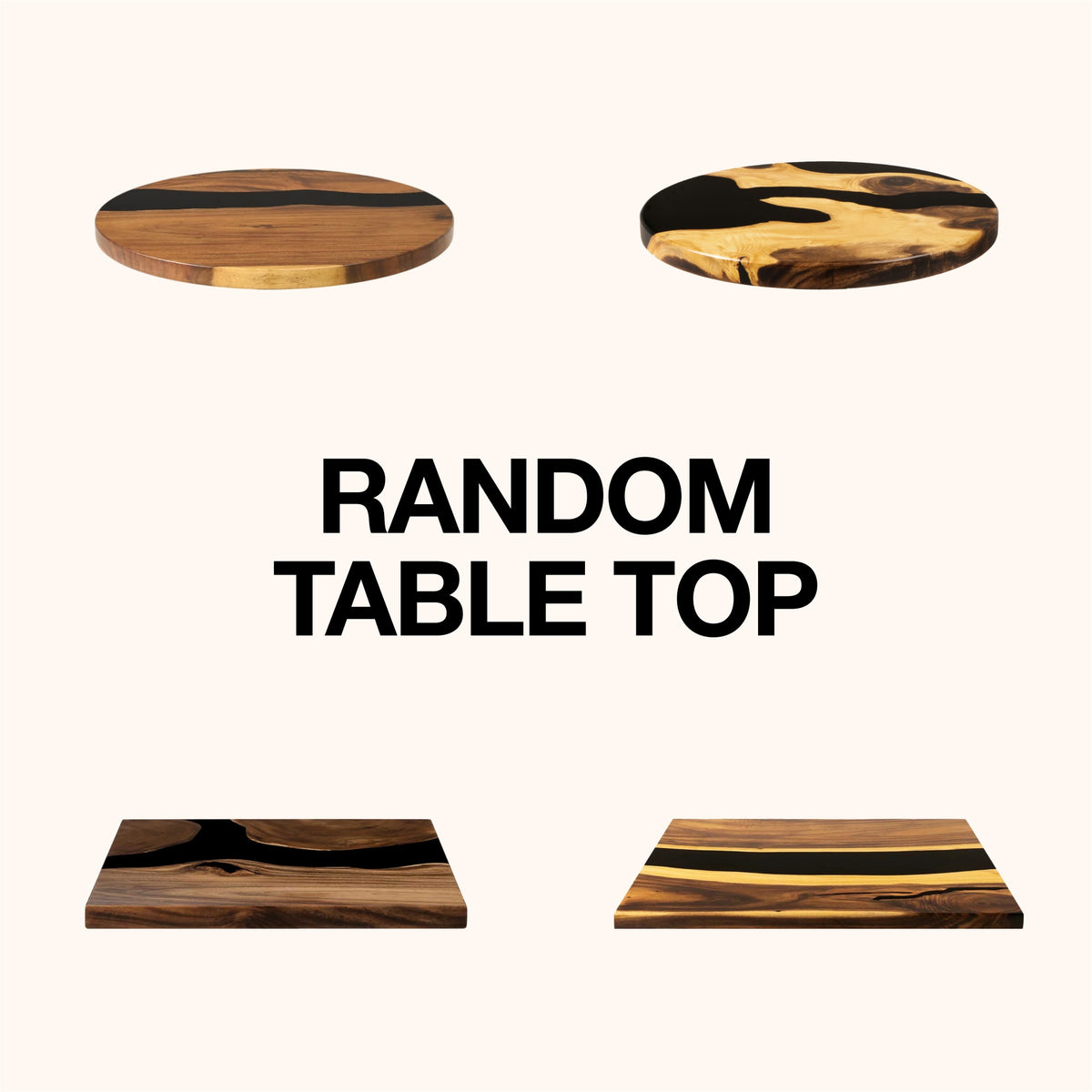 RANDOM TABLE TOP - Unique Patterns in Nature - Lumber Grand
